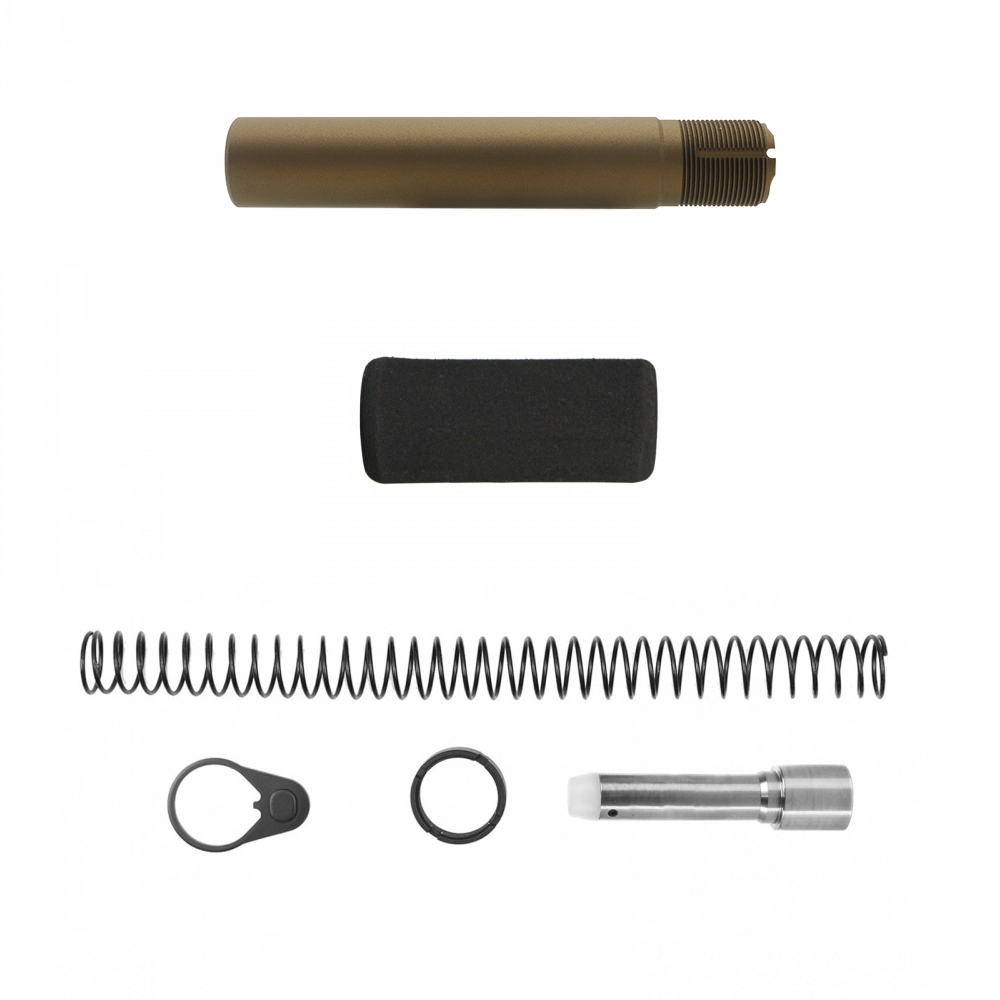 CERAKOTE BURNT BRONZE| AR-9mm Pistol Buffer Tube Kit W/ Foam Pad ...