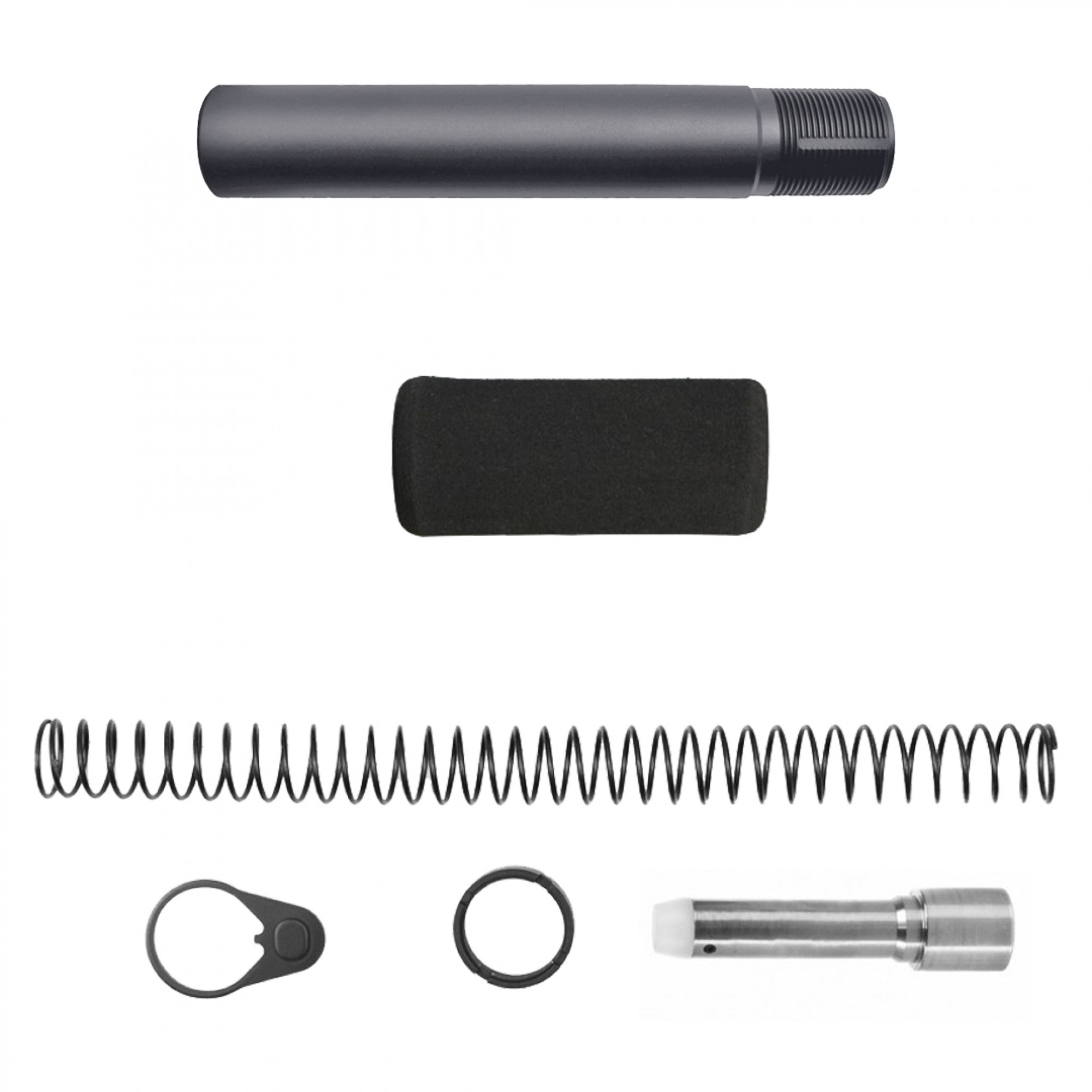 CERAKOTE SNIPER GRAY | AR-9mm Pistol Buffer Tube Kit W/ Foam Pad ...
