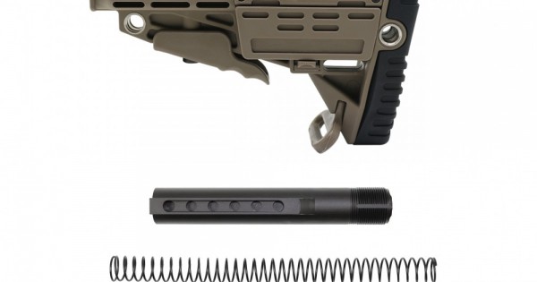 AR-15/.223/ 5.56 Carbine Collapsible Stock With Storage Compartment and ...