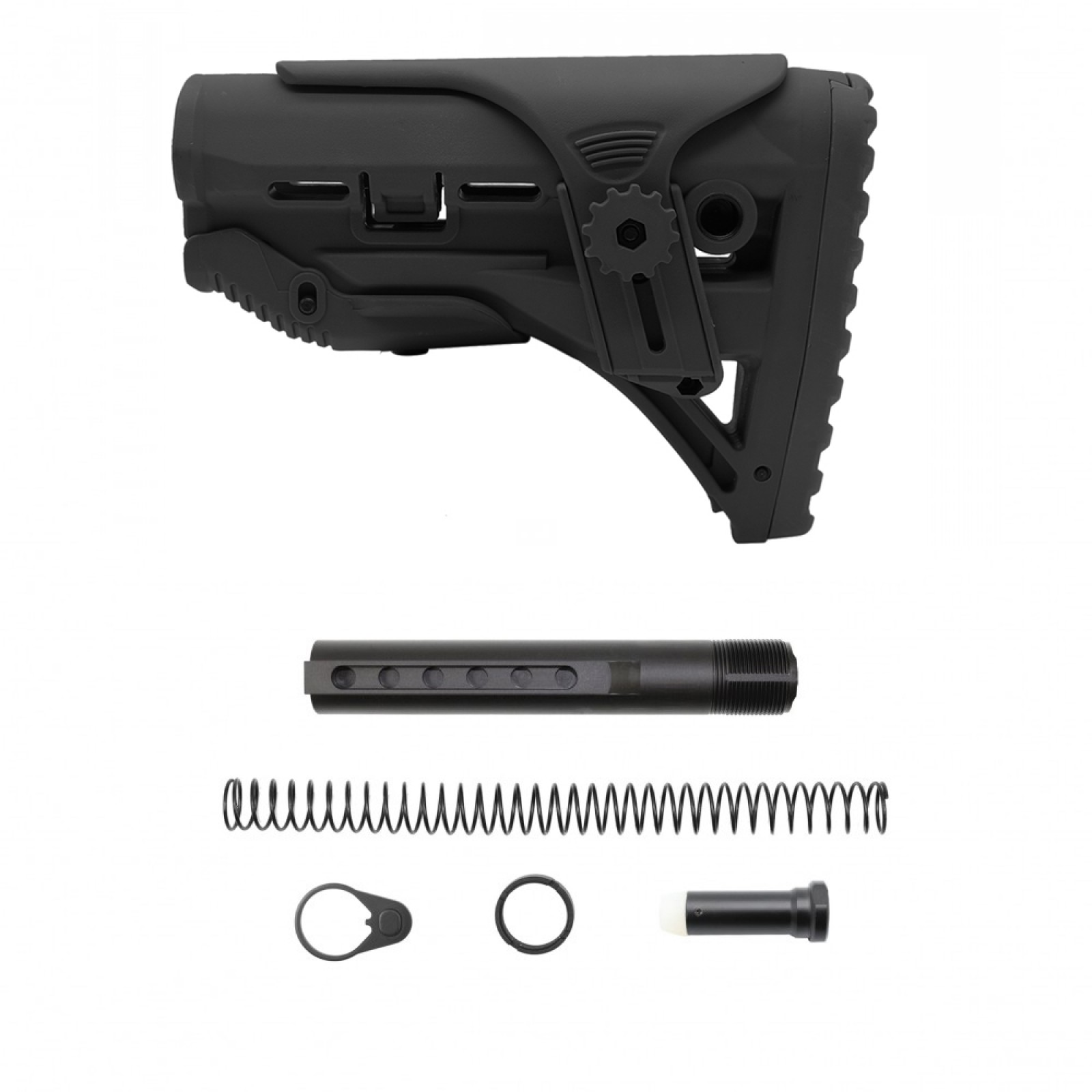 AR-10 / LR-308 Adjustable Cheek Riser Carbine Stock W/ 6-position ...