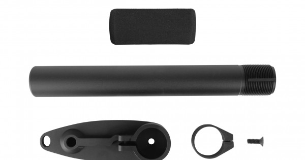 AR-15 "Skeleton" Stock 9" Buffer Tube Kit Butt Plate - OutdoorSportsUSA