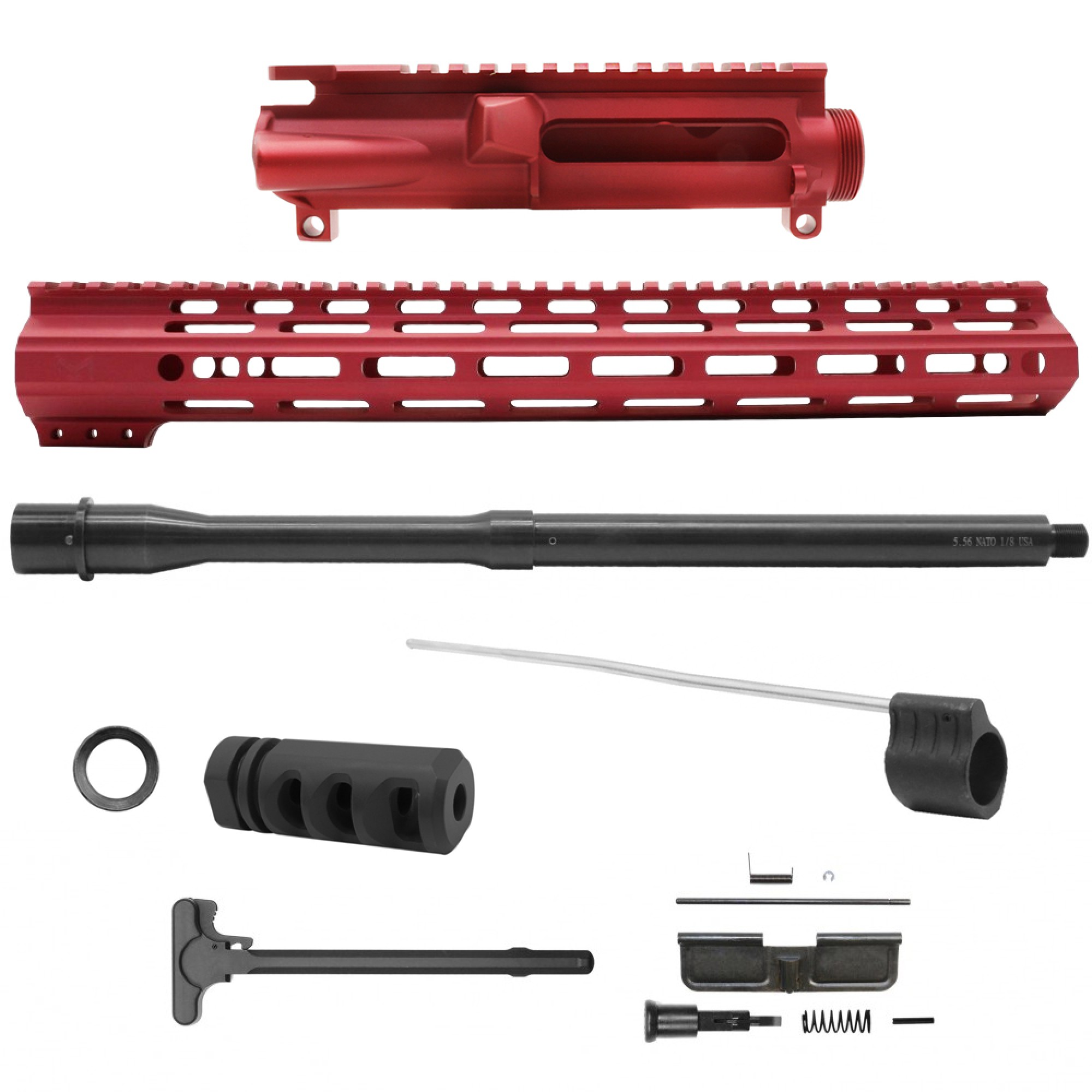 AR-15 .223/5.56 16" Barrel W/ 15" Handguard M LOK | Carbine Upper Build ...