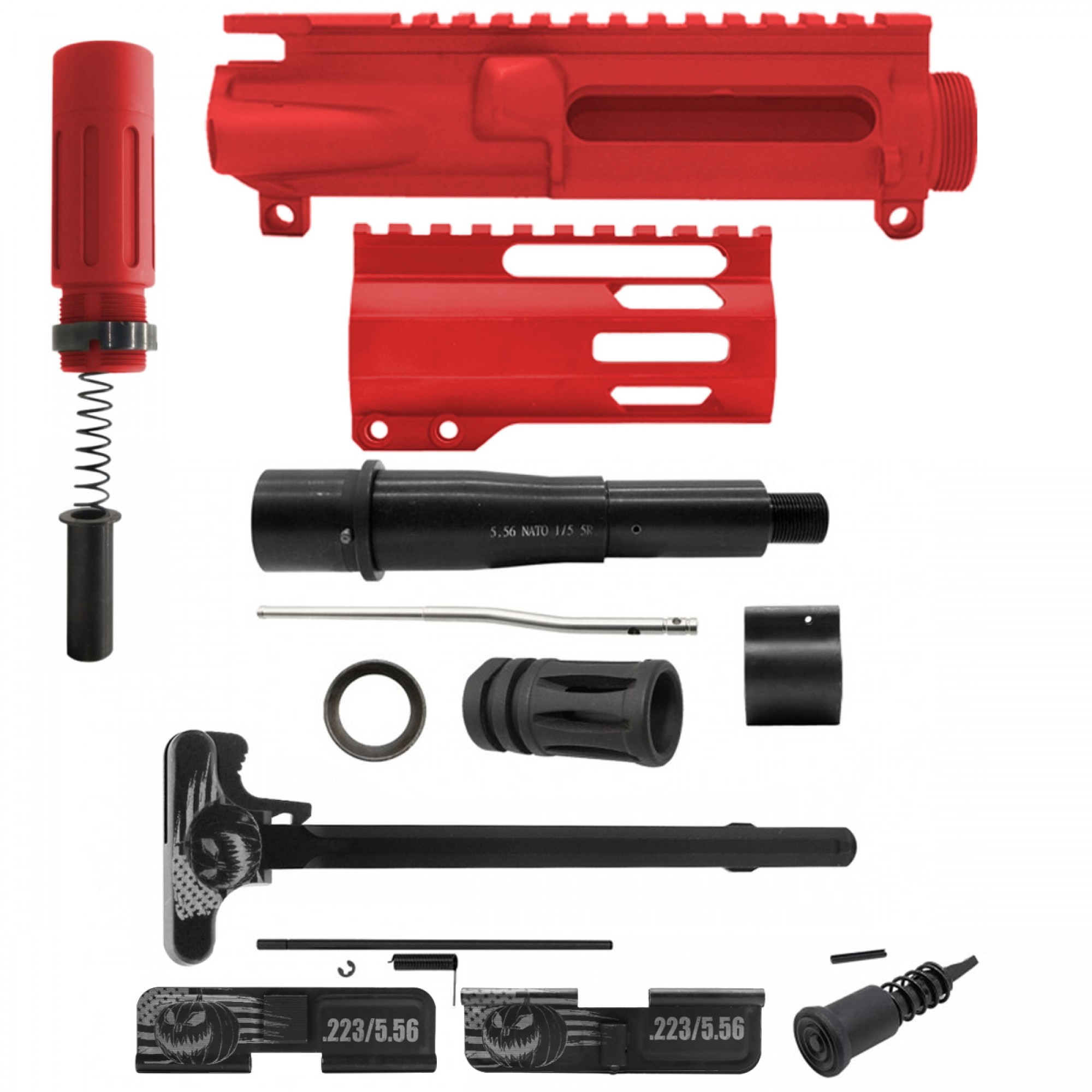 AR-15 .223/5.56 5" Barrel 4" Handguard M Lok| PISTOL UPPER BUILD UPK122 ...