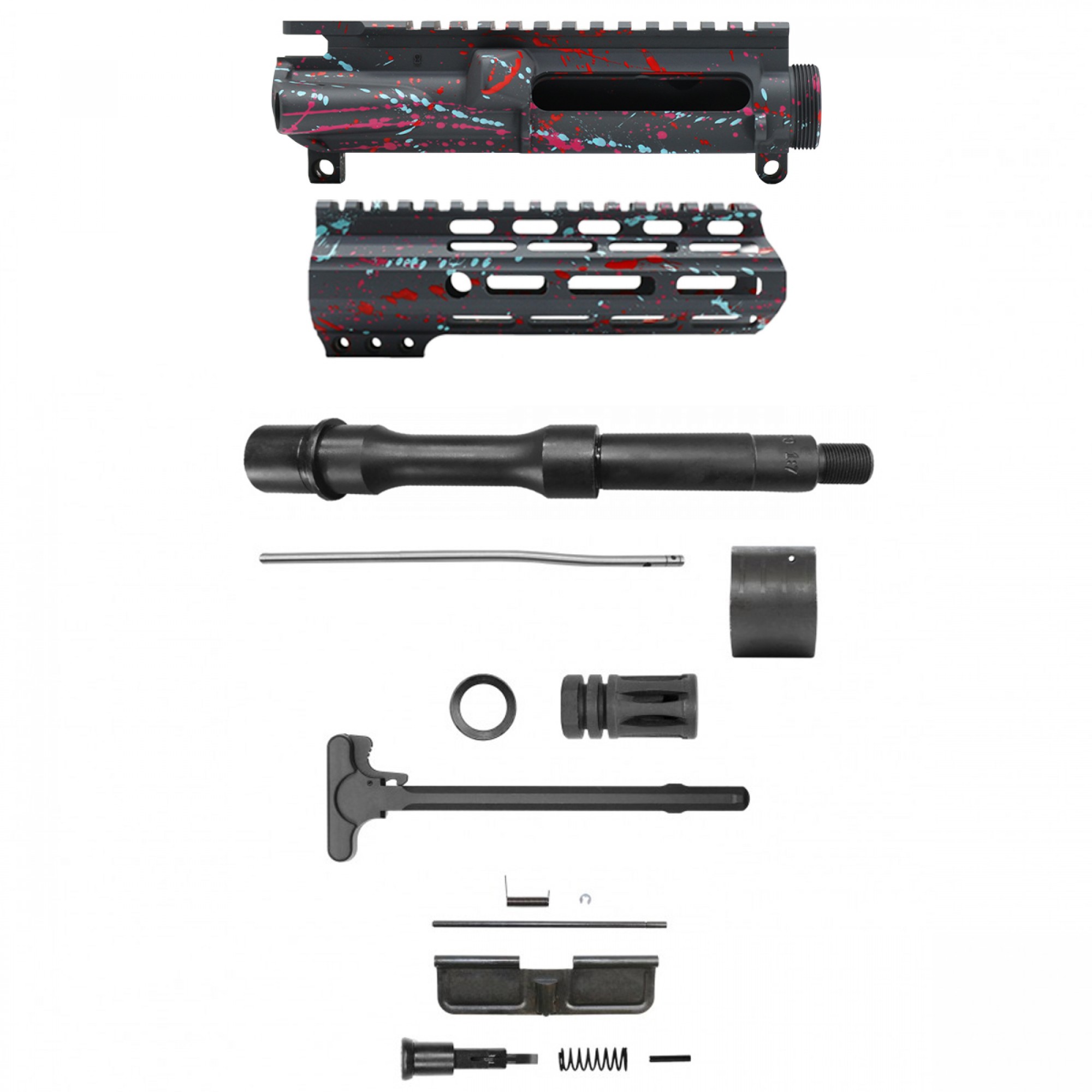 AR-15 .223/5.56 7" Barrel W/ 7'' Handguard | Pistol Upper Build UPK-126 ...