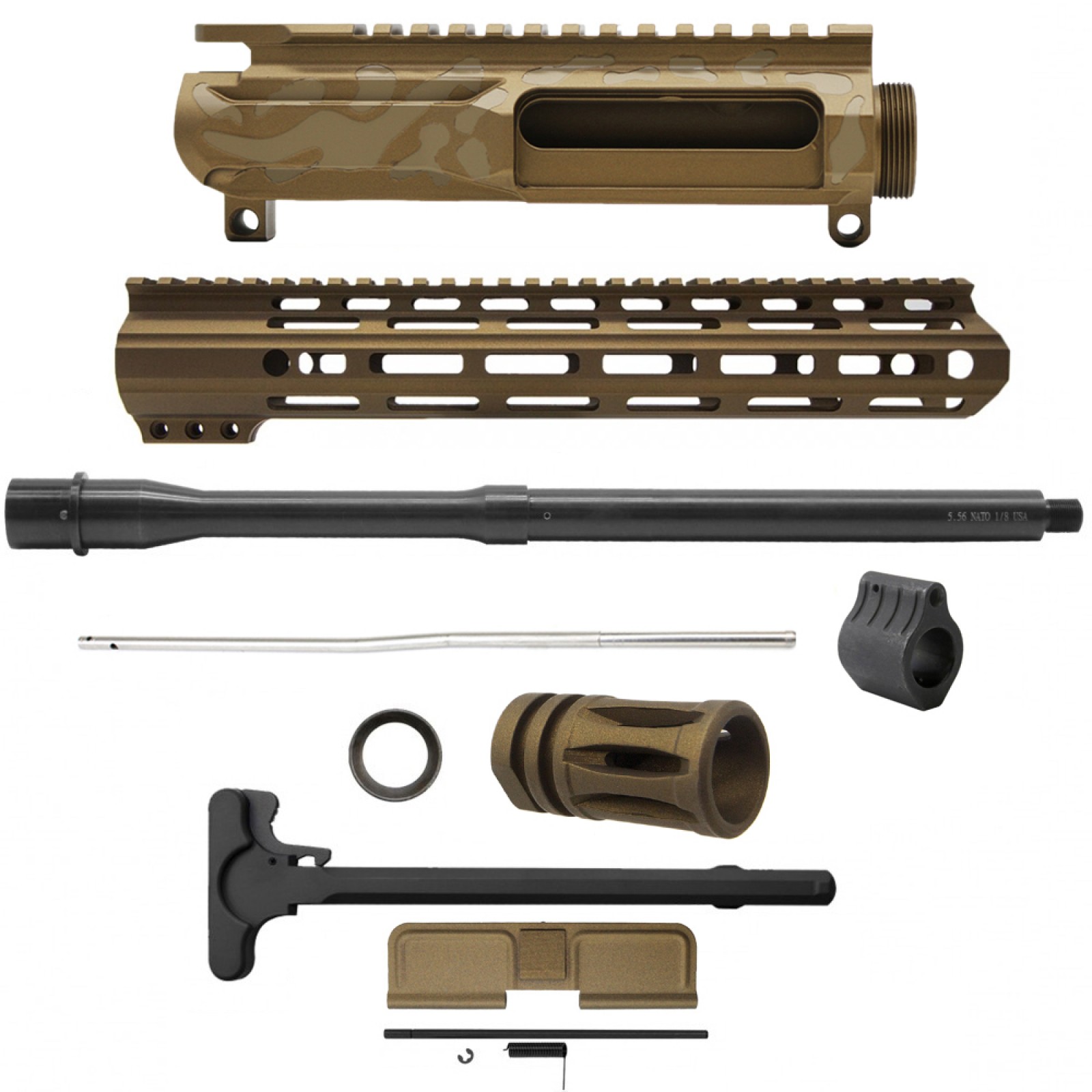 AR-15 .223/5.56 16" Barrel W/ Handguard Size Option | Carbine Upper ...