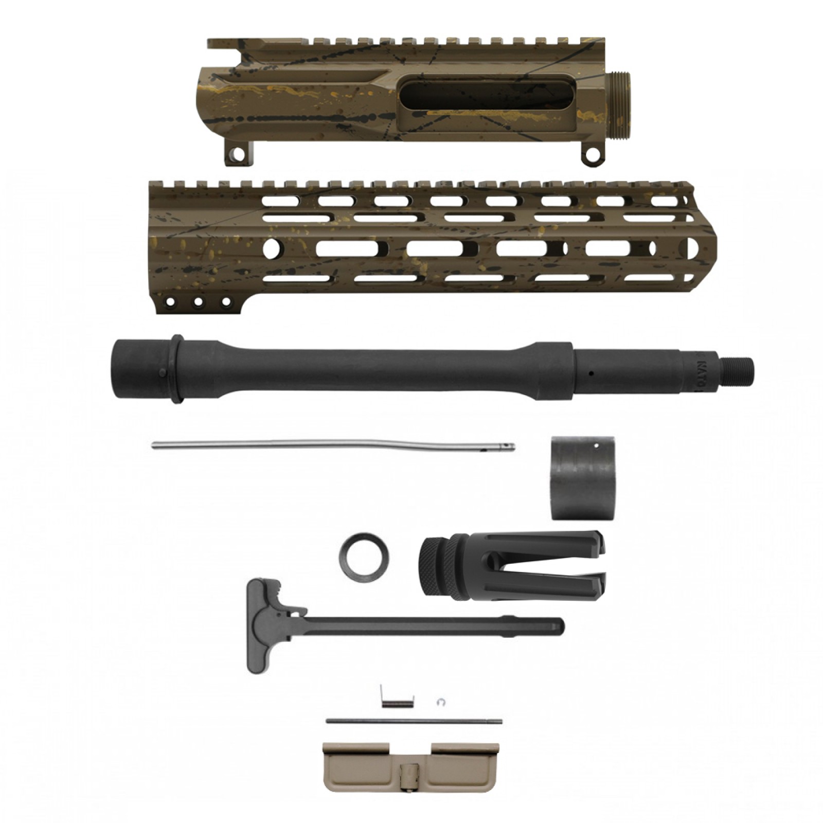 AR-15 .223/5.56 10" Barrel W/ 10'' Handguard |PISTOL UPPER BUILD UPK ...