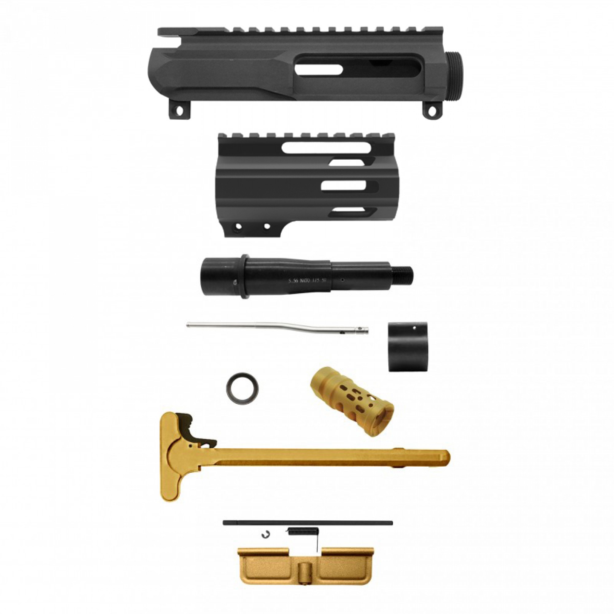 AR-15 .223/5.56 5" Barrel 4" Handguard M Lok| PISTOL UPPER BUILD UPK229 ...
