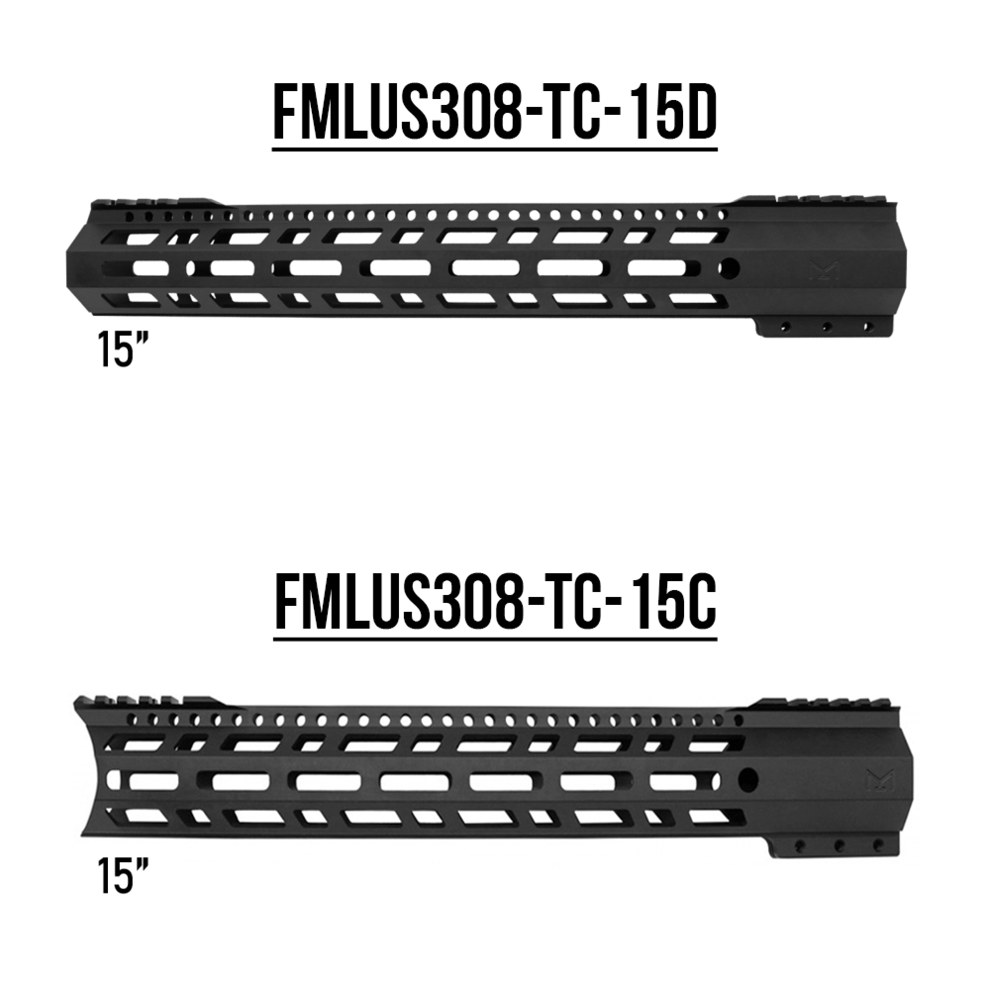 AR-10 / LR-308 16'' Parkerized Barrel 15'' Handguard| Carbine Upper ...