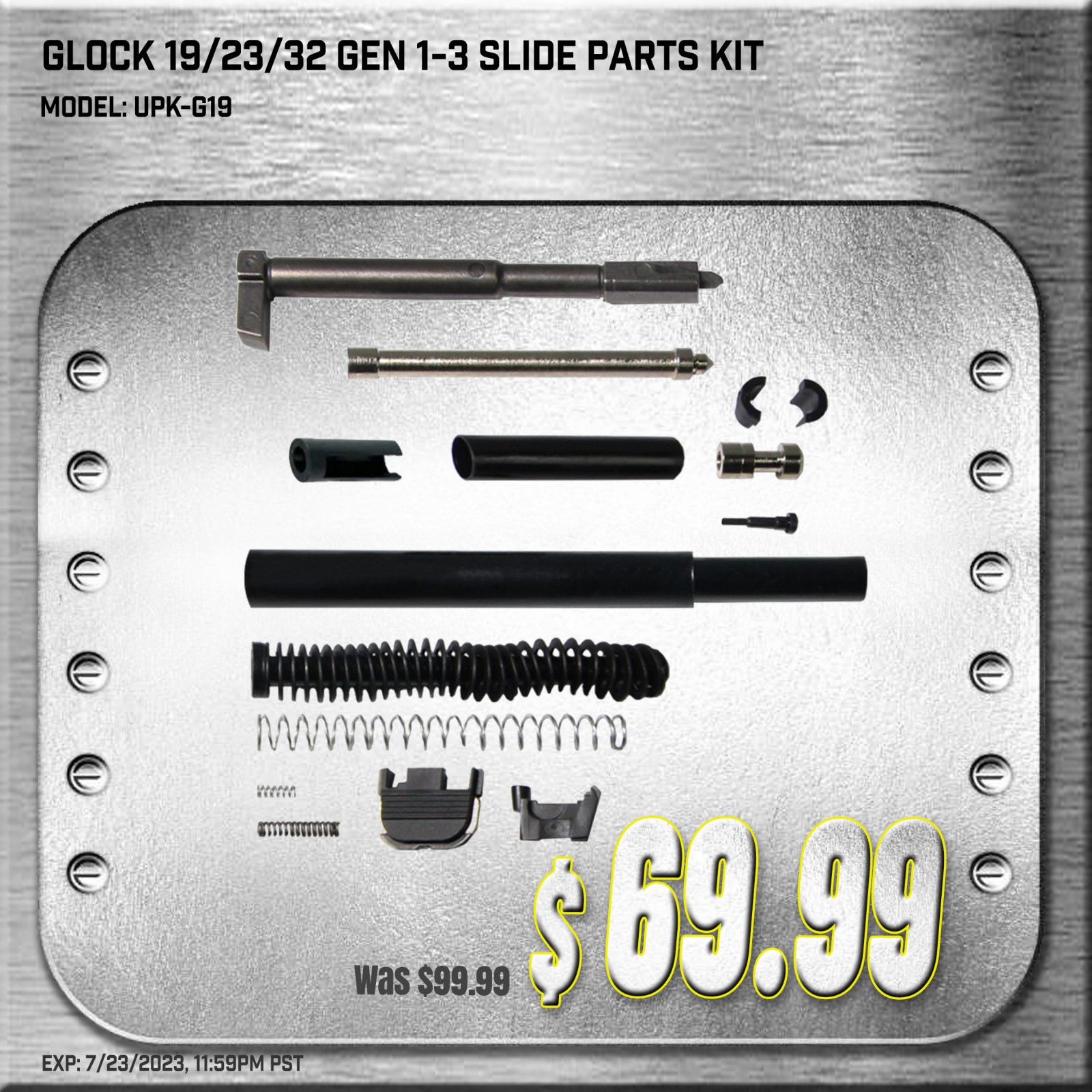 Glock 19/23/32 Gen 1-3 Slide Parts Kit- OutdoorSportsUSA